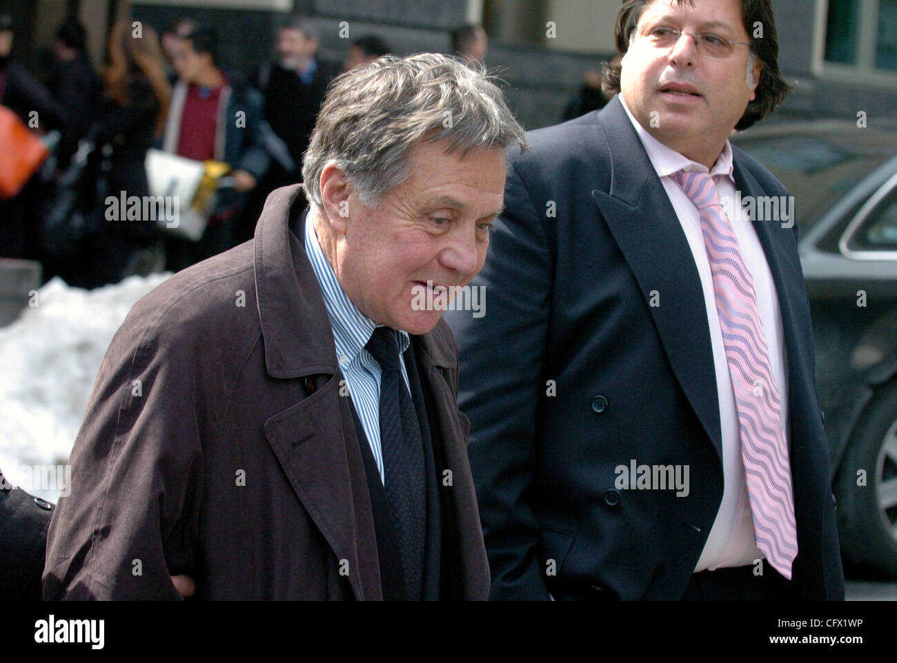Former judge Gerald Garson exits his trial in Brooklyn Court for a ...