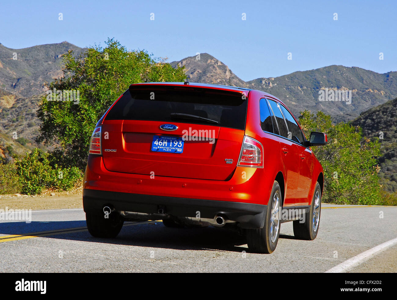 Rear Action 2007 Ford Edge SEL AWD Stock Photo - Alamy