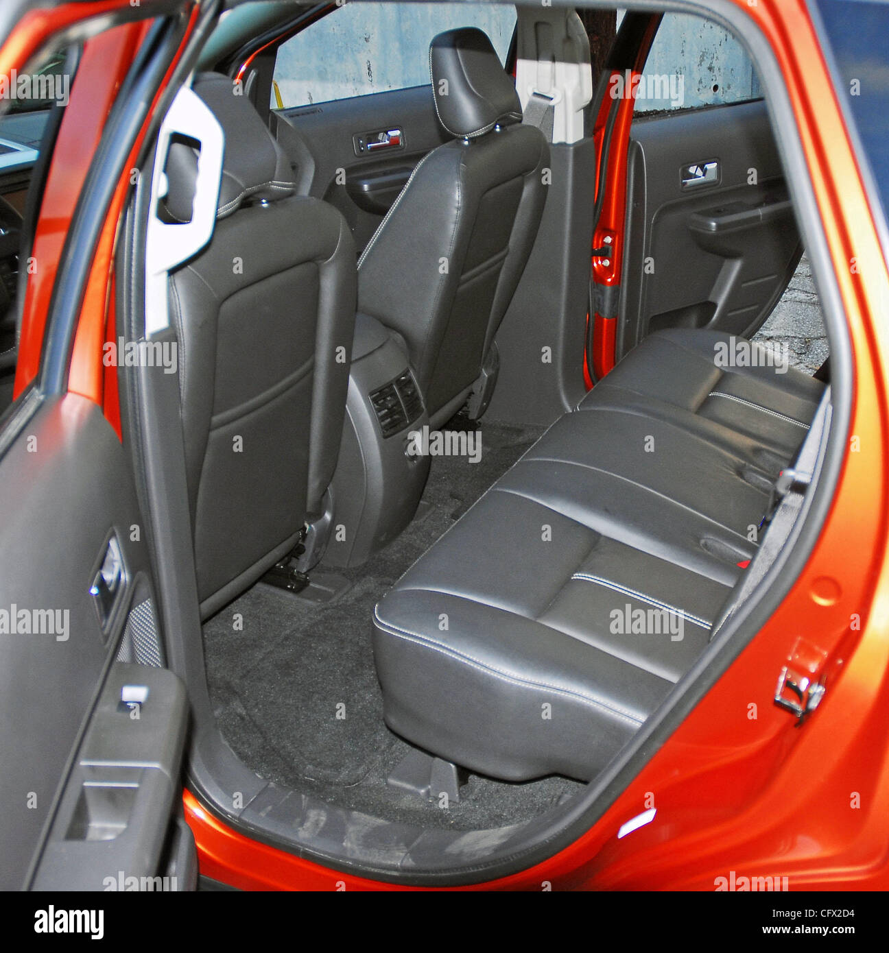 Rear Seats 2007 Ford Edge SEL AWD Stock Photo - Alamy
