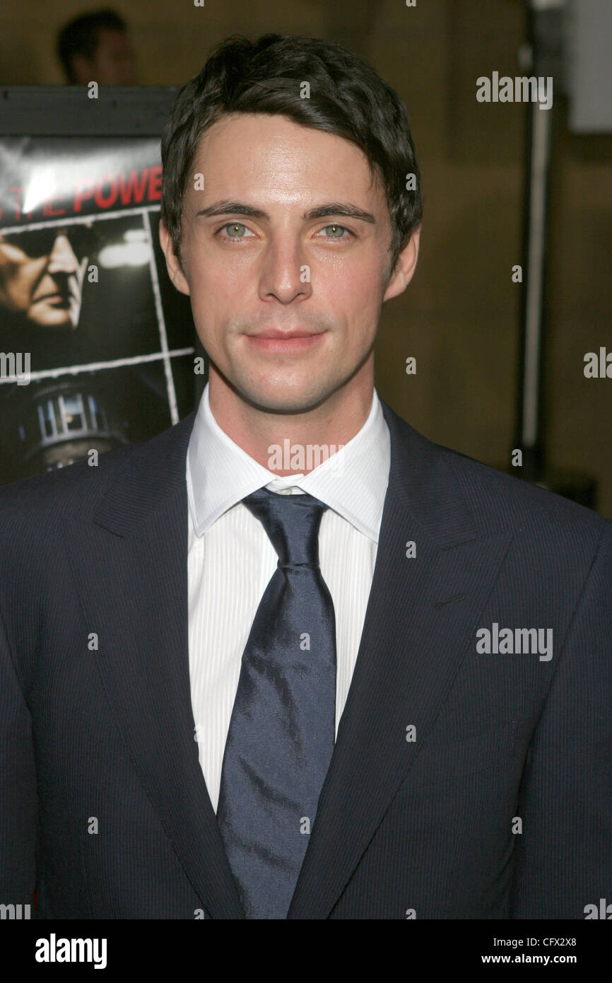 Mar 20, 2007 - Hollywood, CA, USA - Actor MATTHEW GOODE arrives at the ...