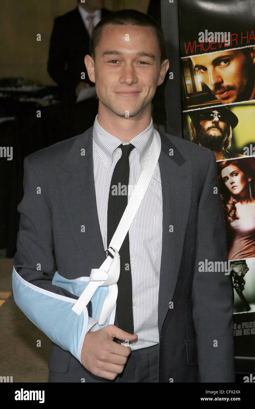 Mar 20, 2007 - Hollywood, CA, USA -Actor JOSEPH GORDON-LEVITT arrives ...