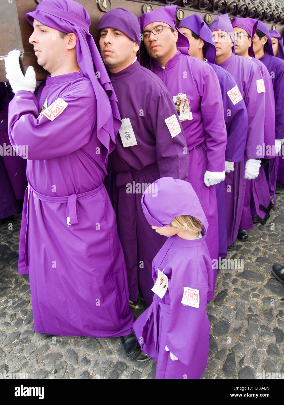 In observance of Lent in Antigua (La Antigua) Guatemala, the Catholic ...