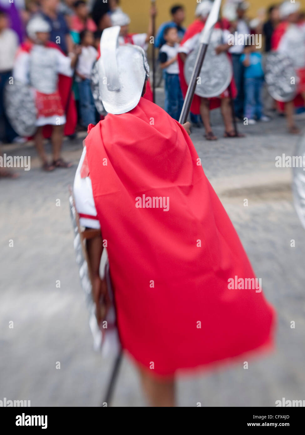 In observance of Lent in Antigua (La Antigua) Guatemala, the Catholic ...