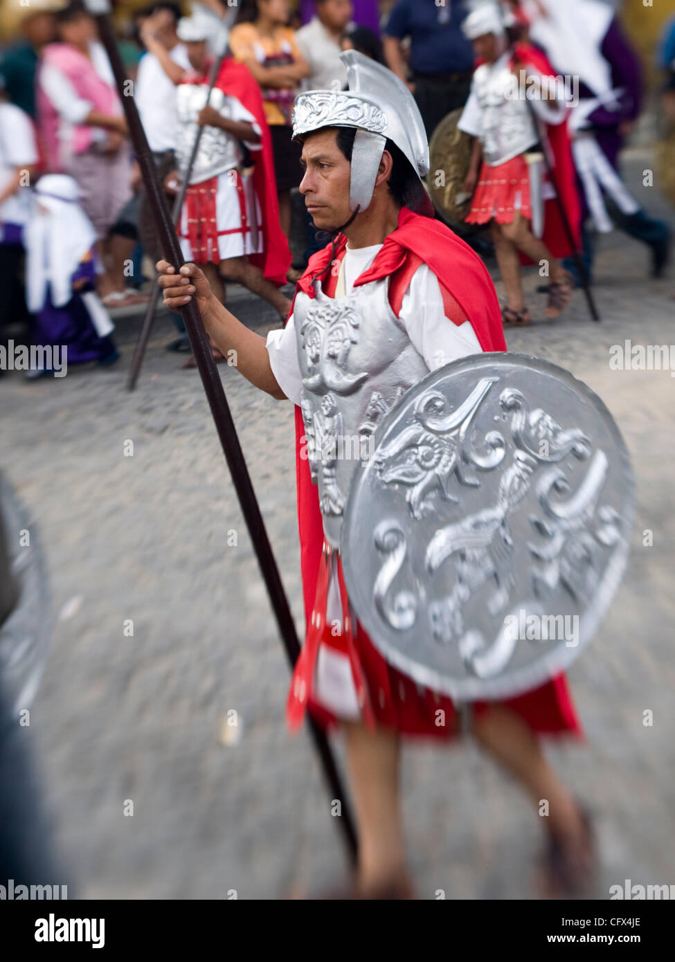 In observance of Lent in Antigua (La Antigua) Guatemala, the Catholic ...