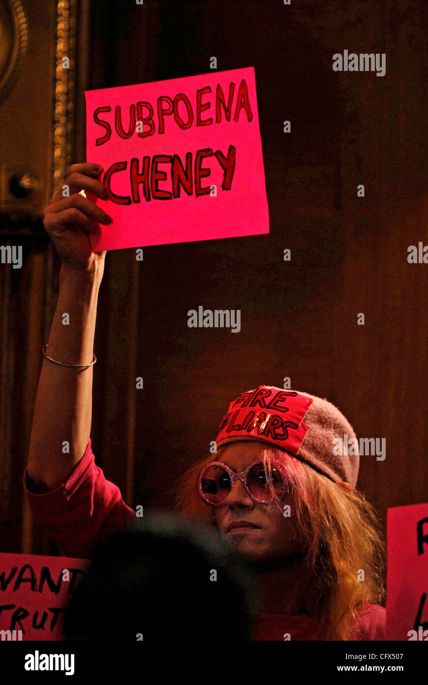 Code pink protest hi-res stock photography and images - Alamy