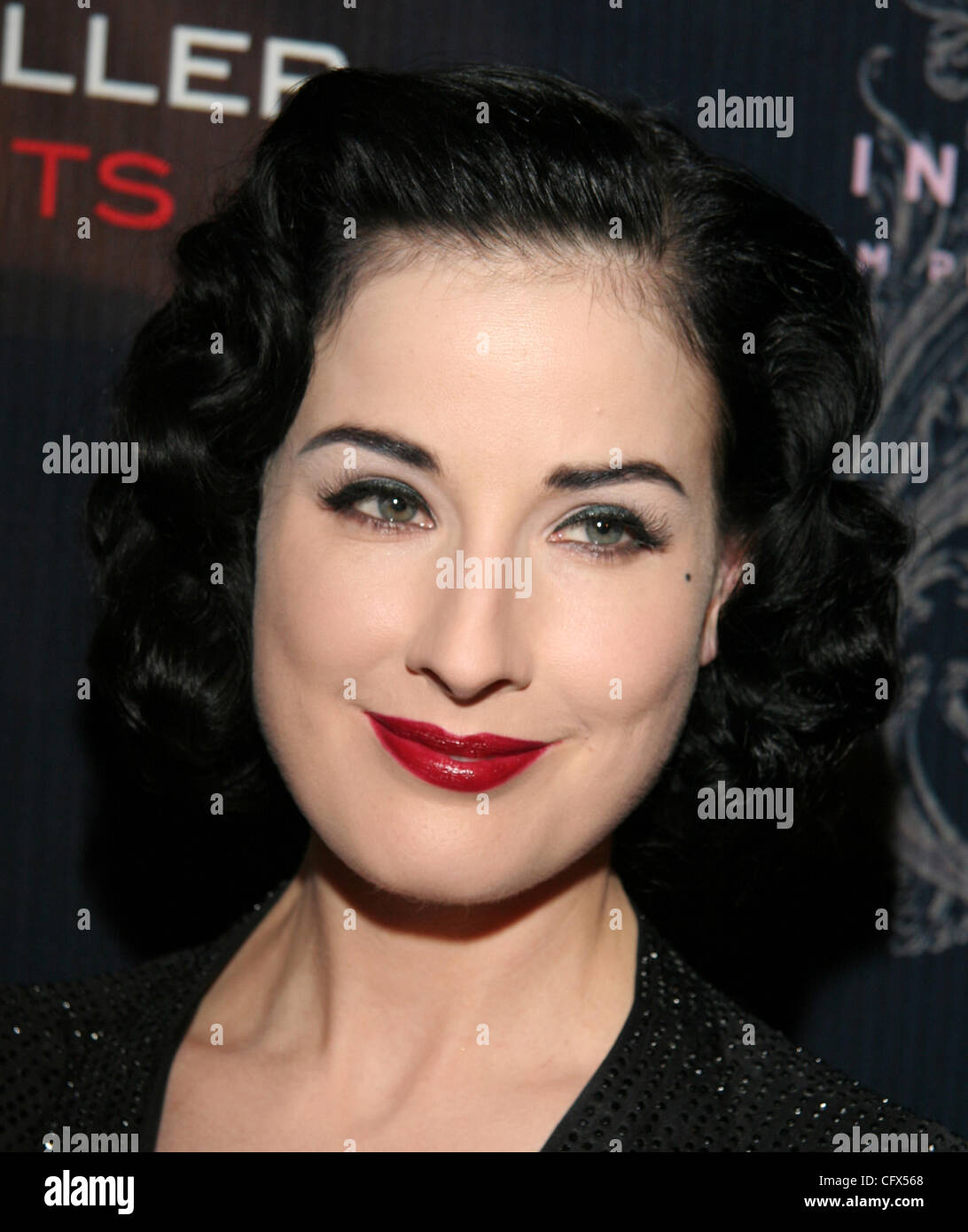 Burlesque performer dita von teese hi-res stock photography and images ...