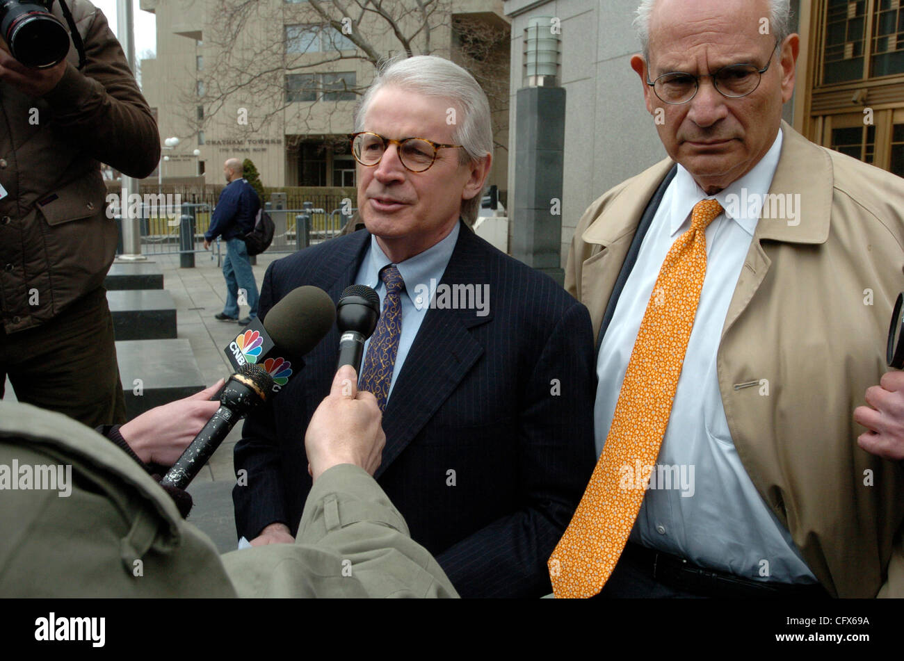 Former Ronald Reagan Budget Director David Stockman leaves Manhattan ...