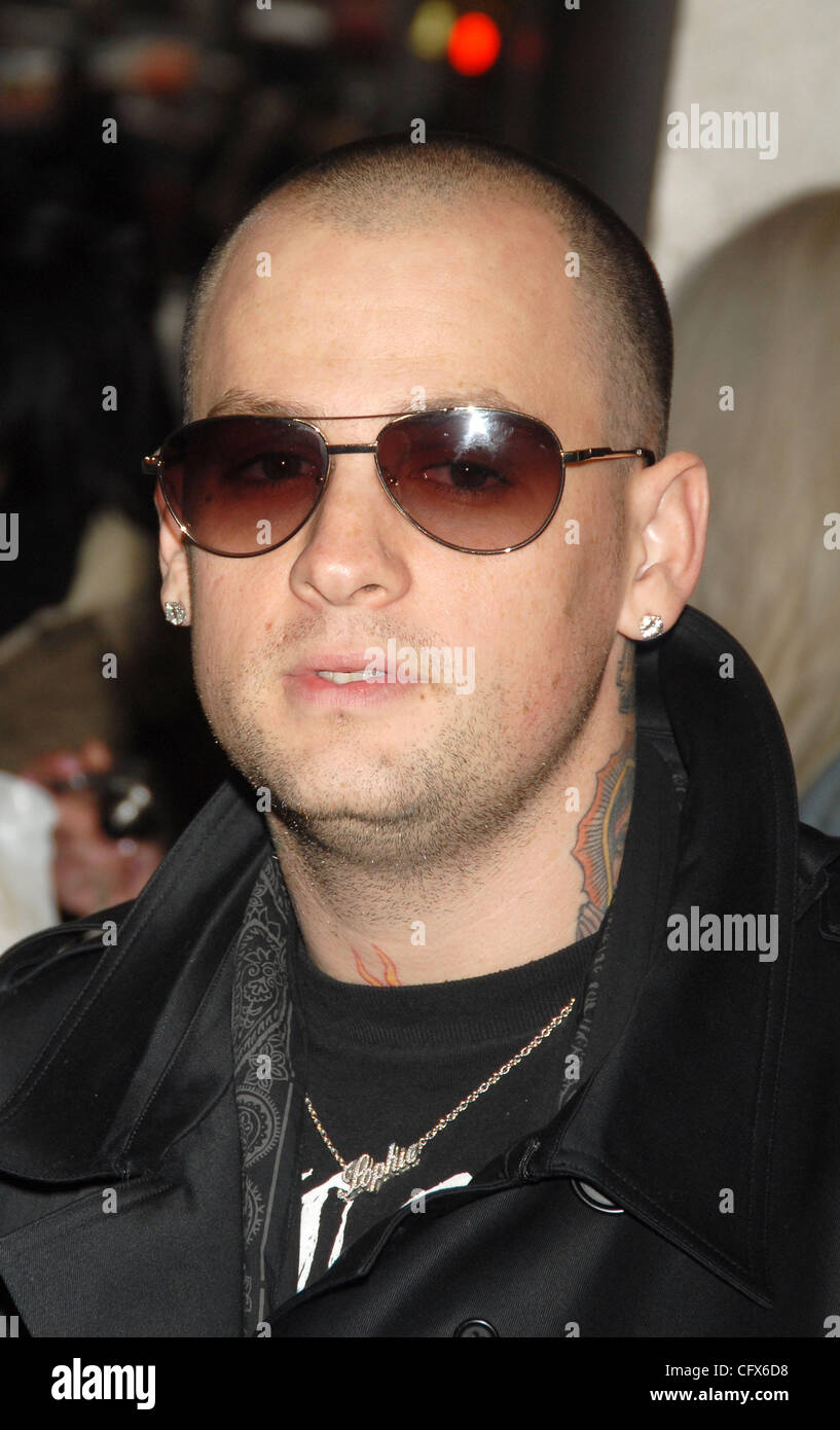 Mar 26, 2007 - New York, NY, USA - BENJI MADDEN at MTV studios for her ...