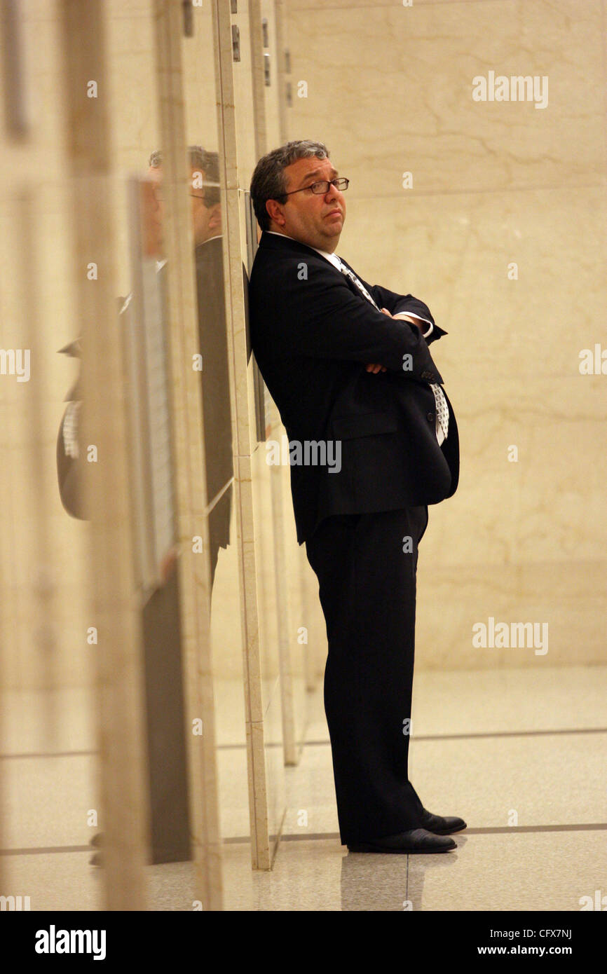 Sketch made by Christine Cornell. Trial of Judge Gerald Garson at ...