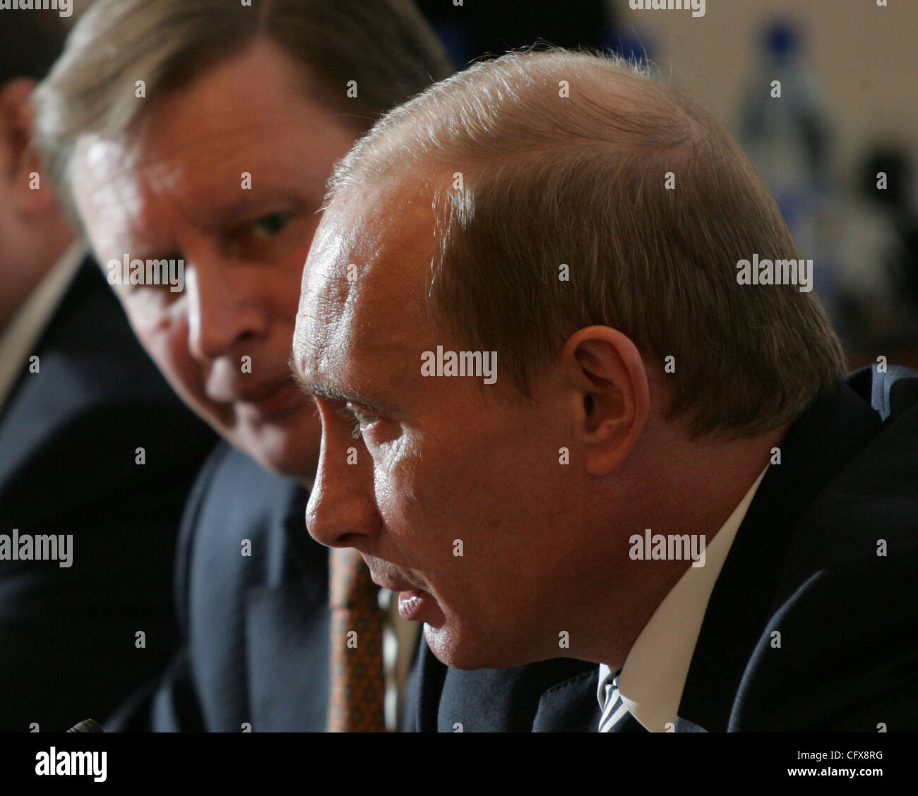 Sergei ivanov and vladimir putin hi-res stock photography and images ...