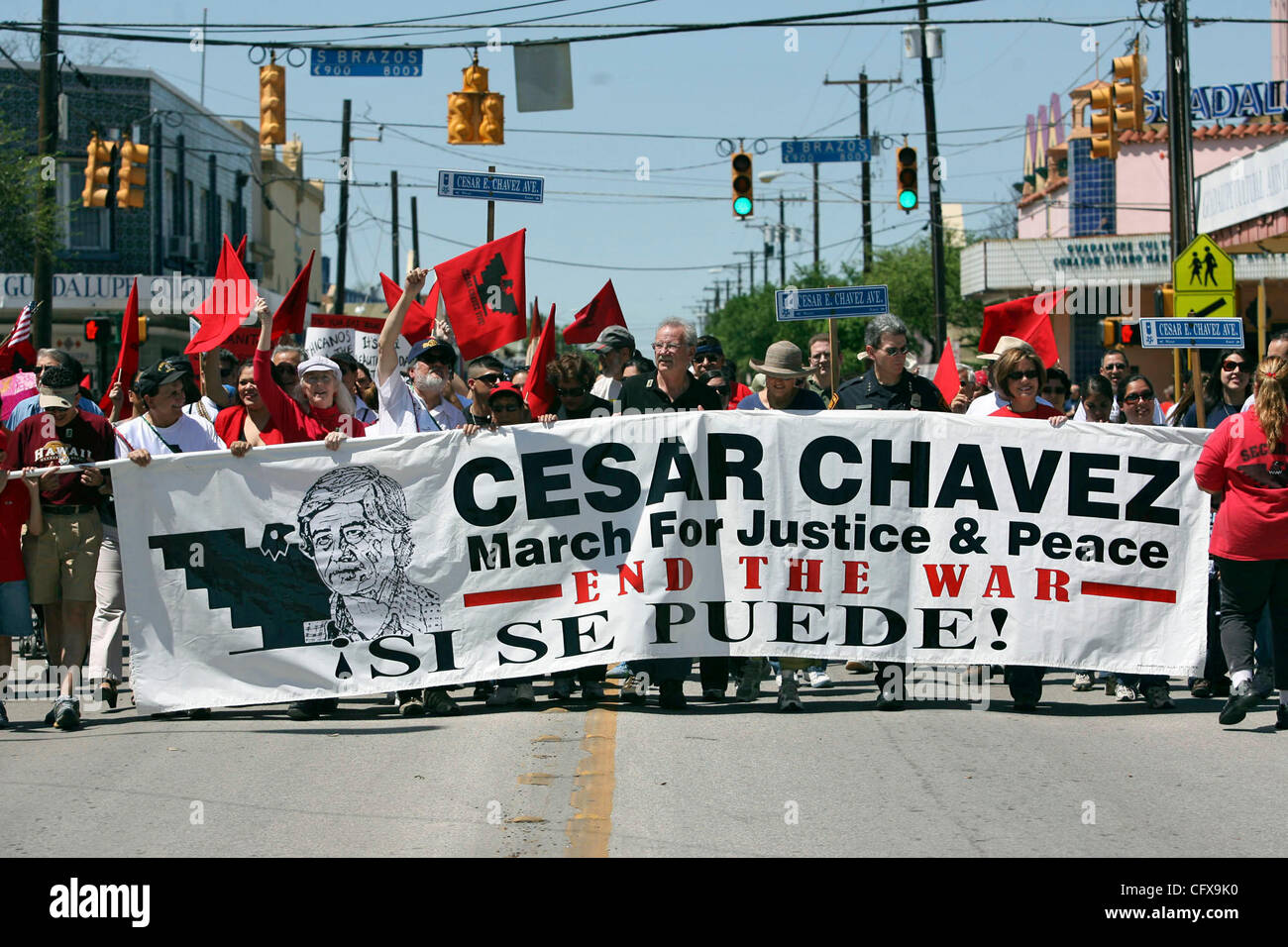 Cesar Chavez March Si Se Puede