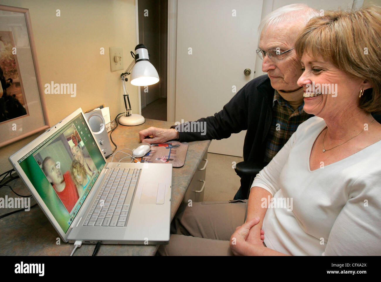 April 1, 2007, El Cajon, California, USA LOIS DeKOCK and her husband ...