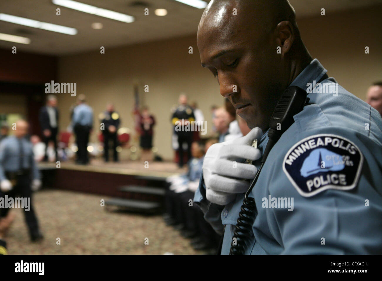 New Minneapolis Police Department Academy graduate Michael Griffin pins ...