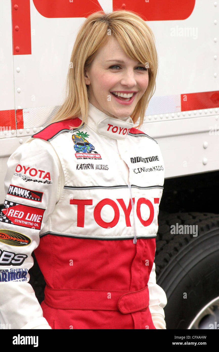 Apr 03, 2007; Long Beach, CA, USA; Race contestant Kathryn Morris ...