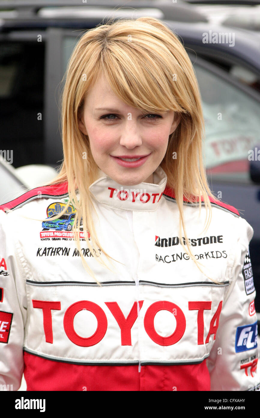 Apr 03, 2007; Long Beach, CA, USA; Race contestant Kathryn Morris ...