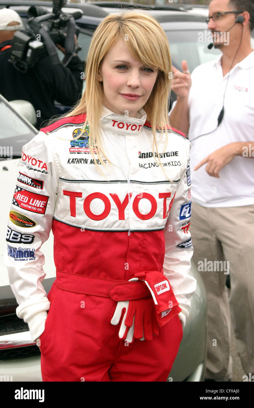 Apr 03, 2007; Long Beach, CA, USA; Race contestant Kathryn Morris ...