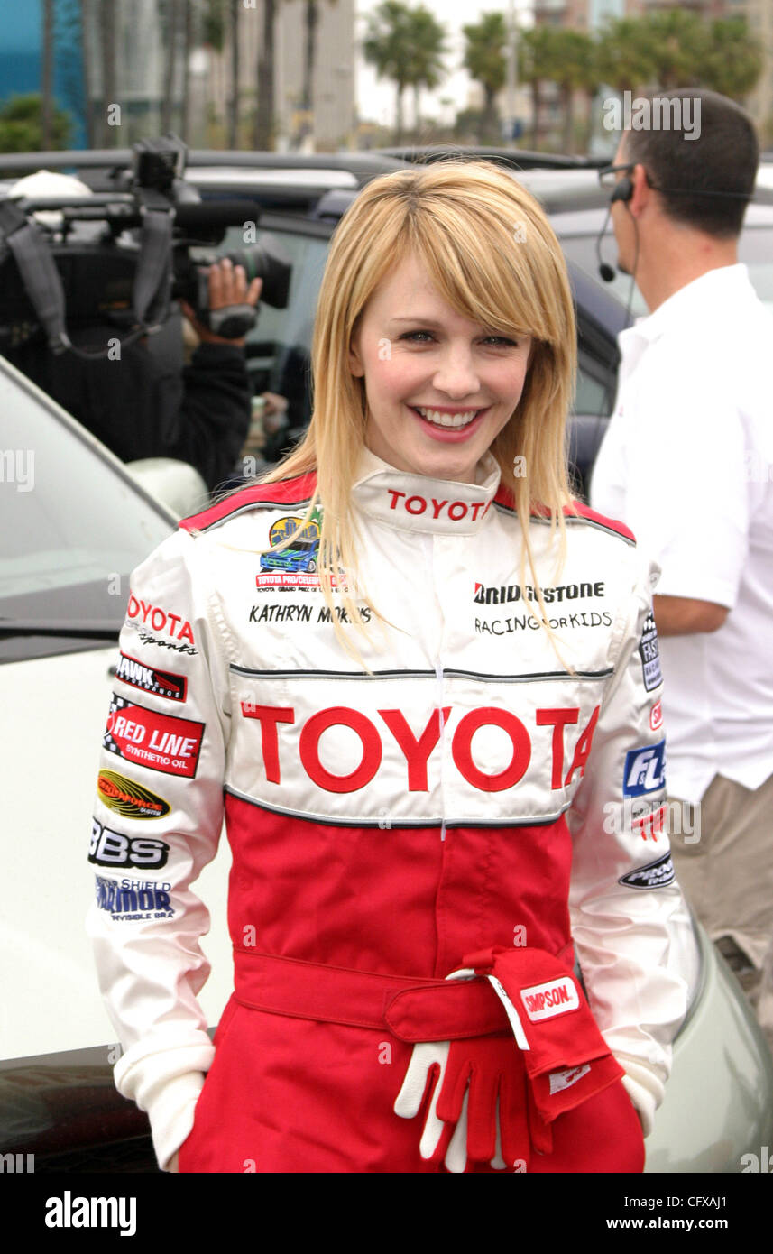 Apr 03, 2007; Long Beach, CA, USA; Race contestant Kathryn Morris ...