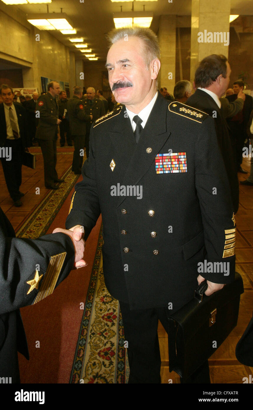 Commander in Chief of Russian Navy admiral Vladimir Masorin Stock Photo ...