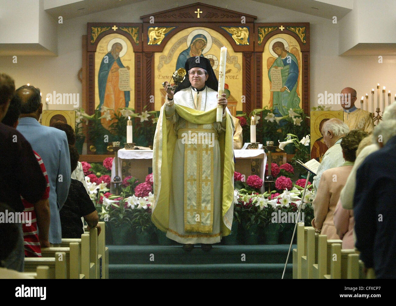 Melkite catholic church service hi-res stock photography and images - Alamy