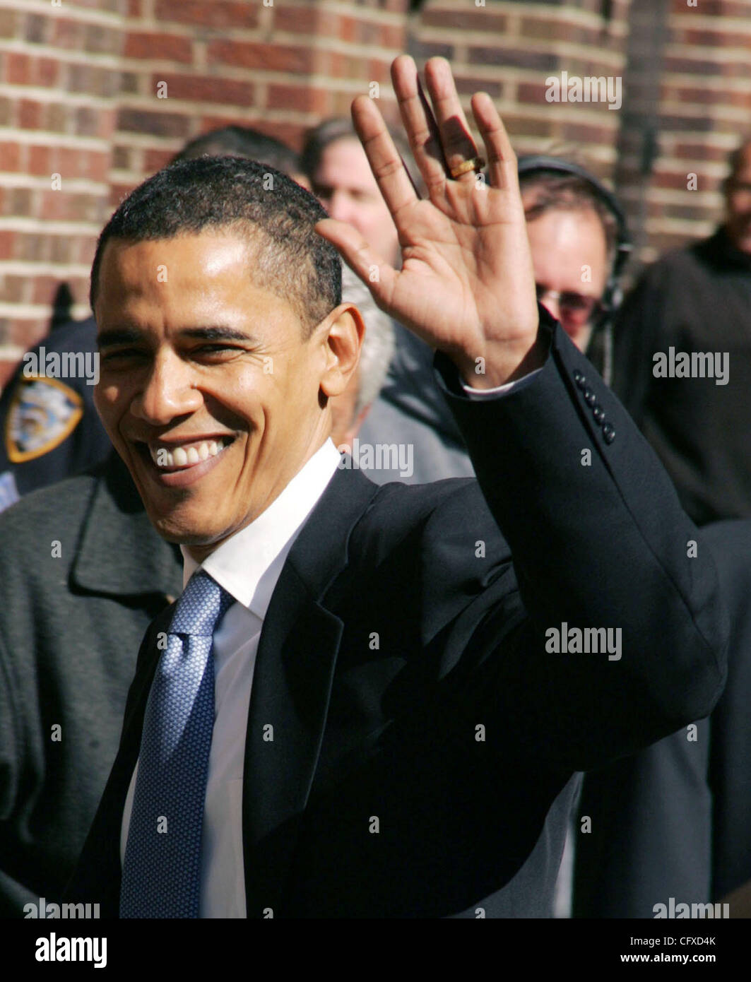 Apr 09, 2007; New York, NY, USA; Democratic presidential candidate ...