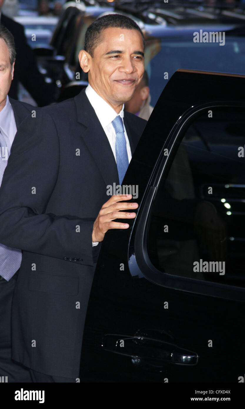 Apr 09, 2007; New York, NY, USA; Democratic presidential candidate ...
