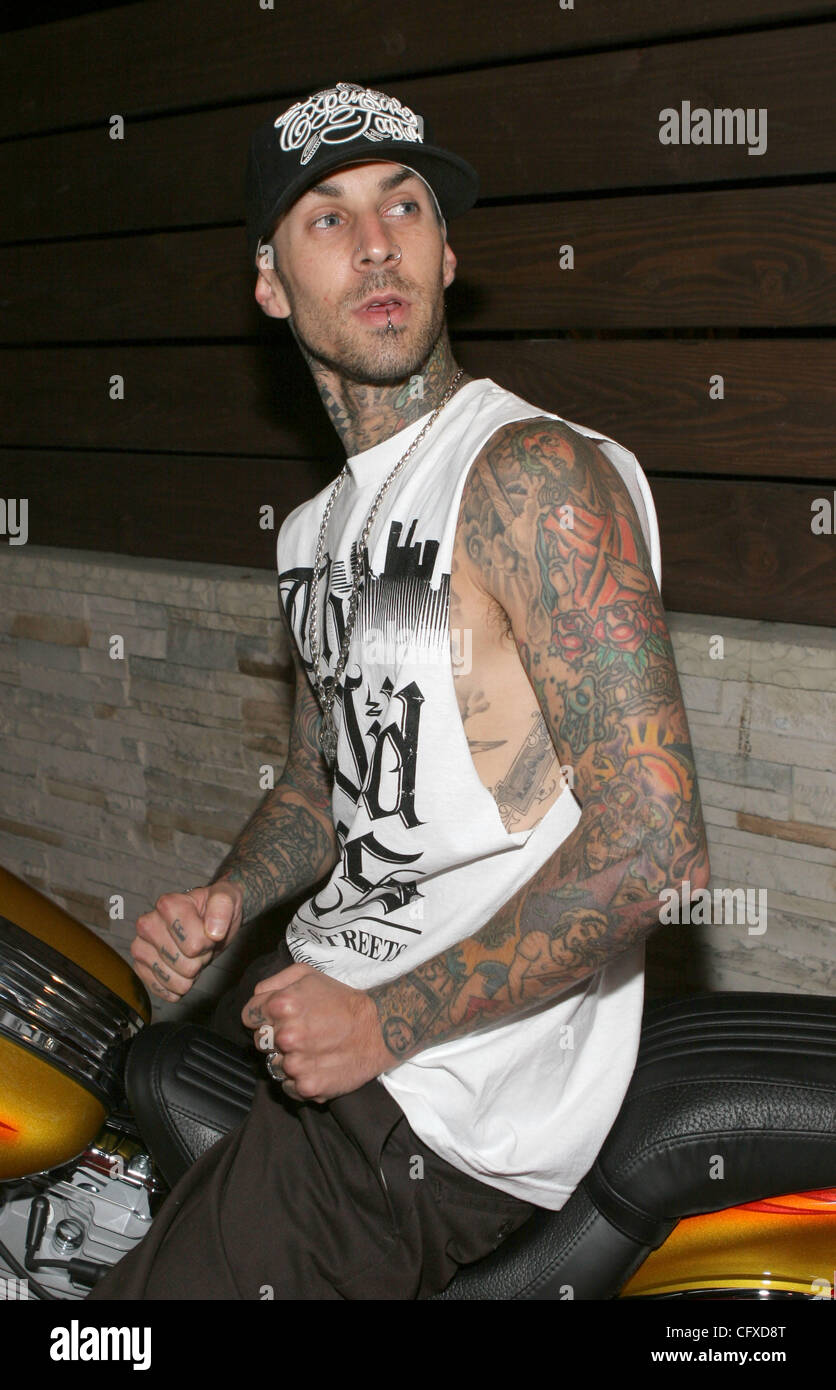 Apr 10, 2007 - Hollywood, CA, USA - Musician TRAVIS BARKER at the ...