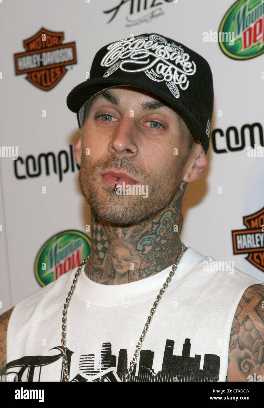 Apr 10, 2007 - Hollywood, CA, USA - Musician TRAVIS BARKER at the ...