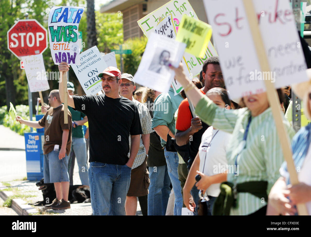 Mt. Eden High School special education teacher Paul Skender (left ...