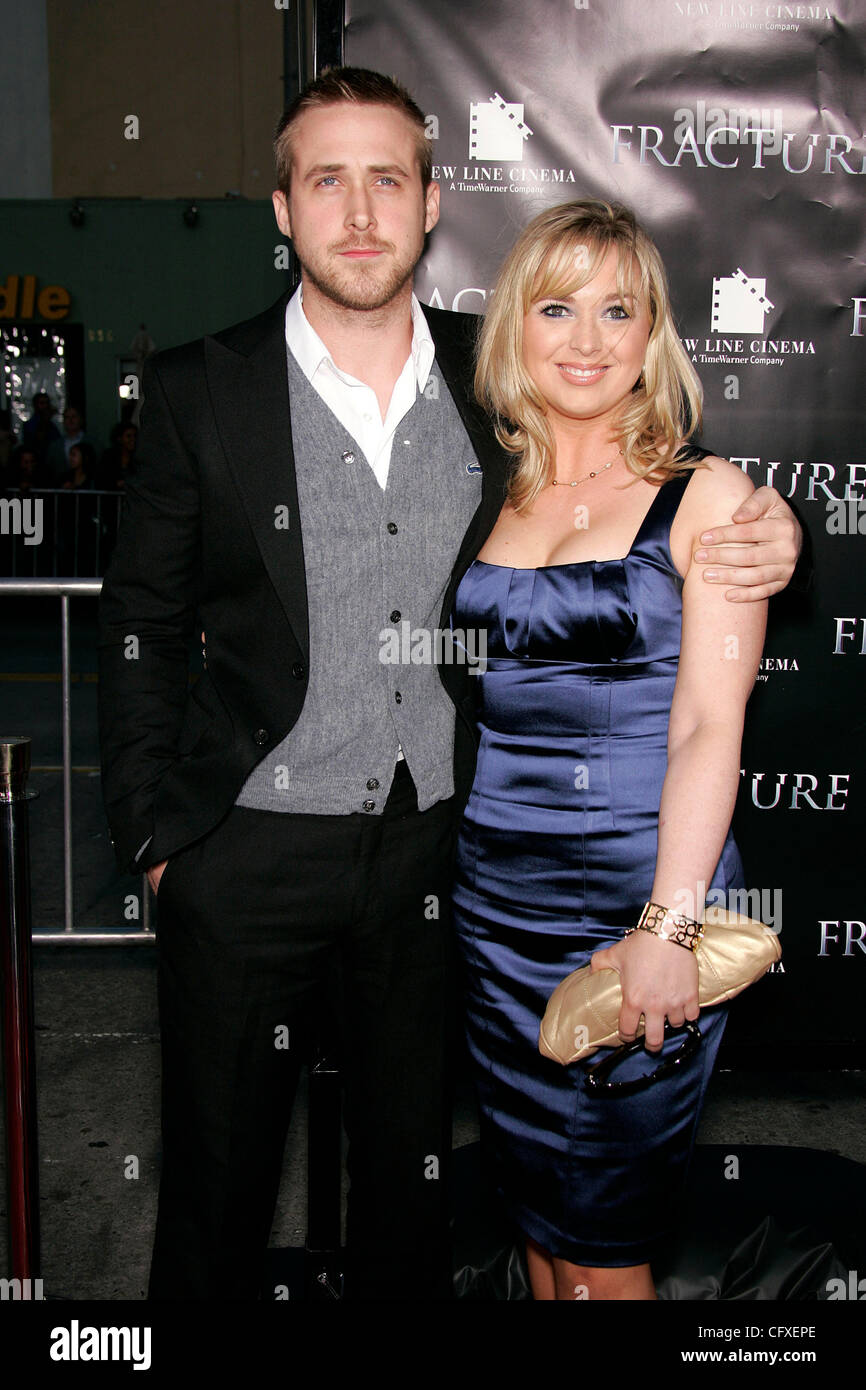 Apr 11, 2007 - Westwood, CA, USA - Actor RYAN GOSLING & Sister MANDI at ...