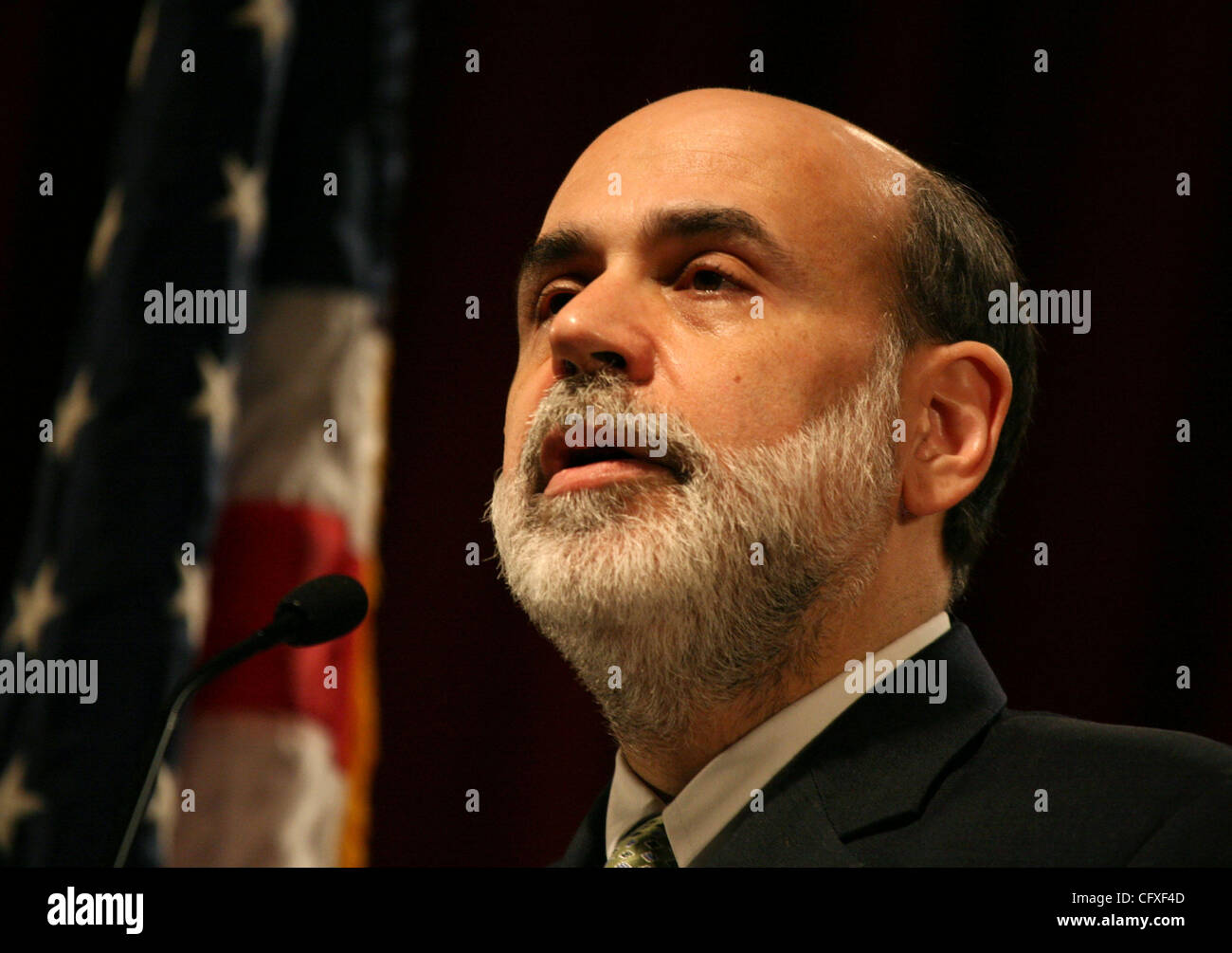 Apr 11, 2007 - New York, NY, USA - Federal Reserve Chairman BEN ...