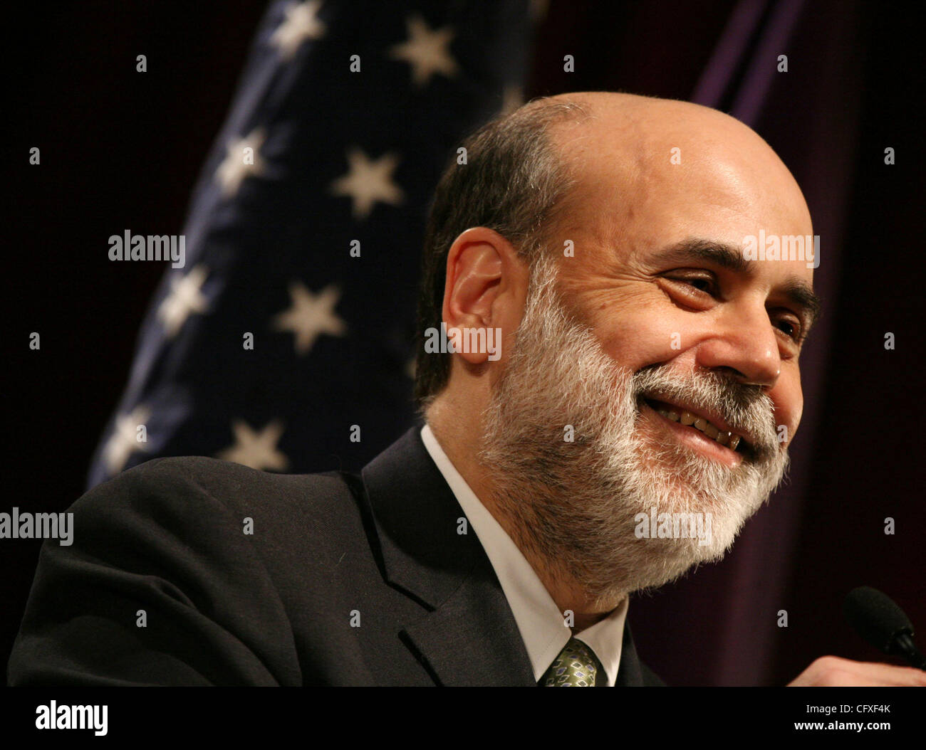 Apr 11, 2007 - New York, NY, USA - Federal Reserve Chairman BEN ...