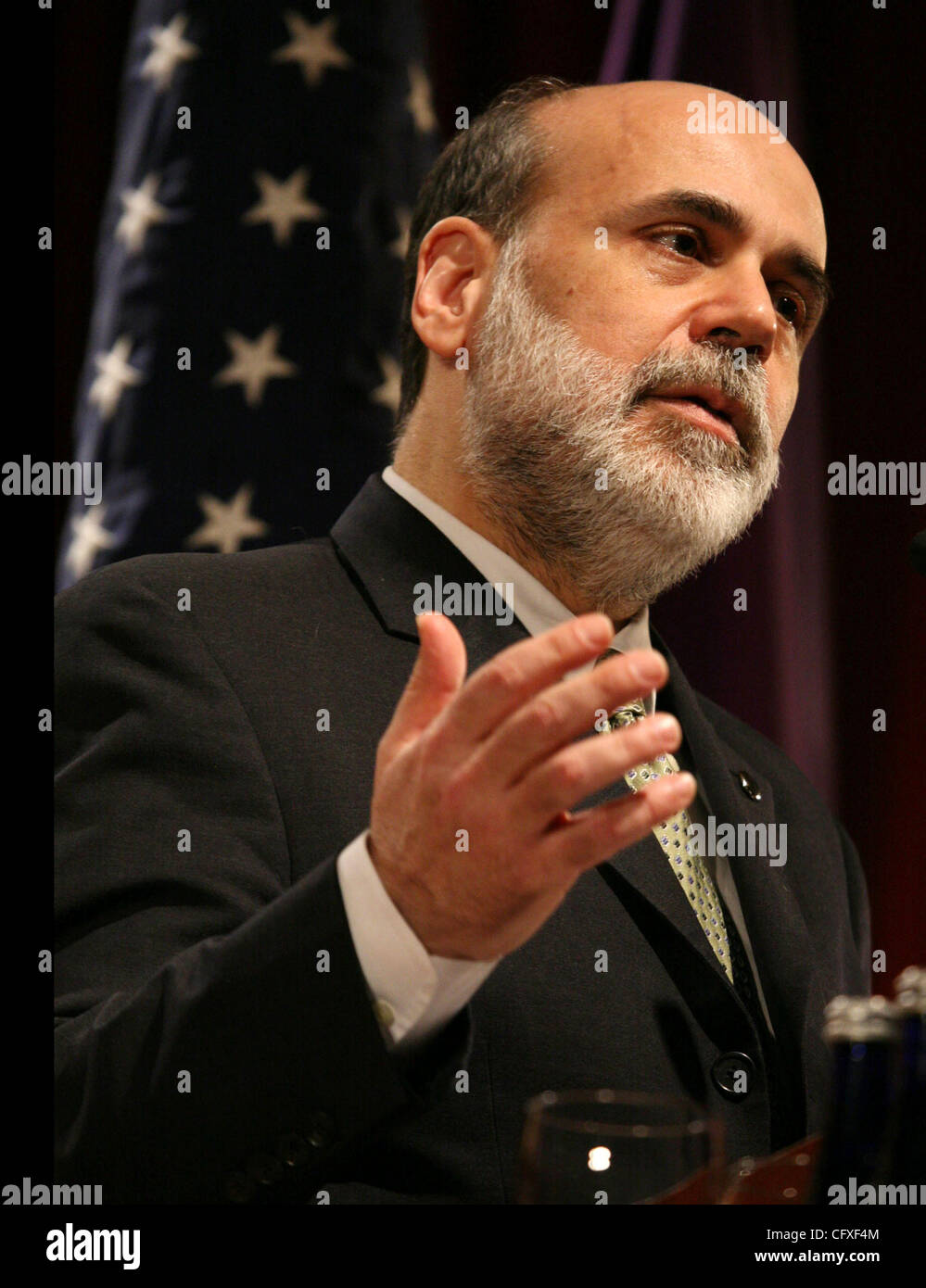 Apr 11, 2007 - New York, NY, USA - Federal Reserve Chairman BEN ...