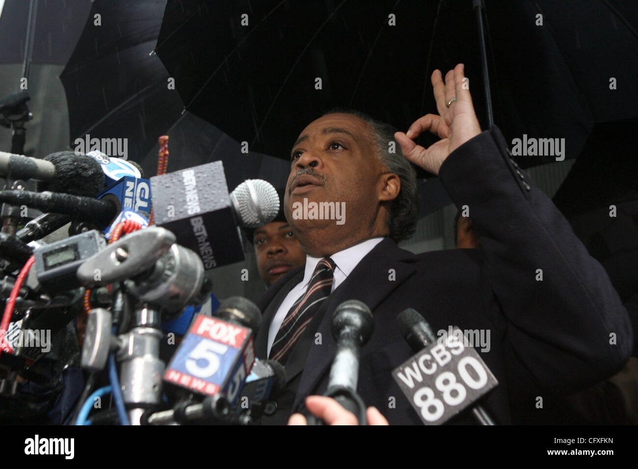 Rev. Al Sharpton was at CBS studios on West 52nd. St. to meet CBS ...