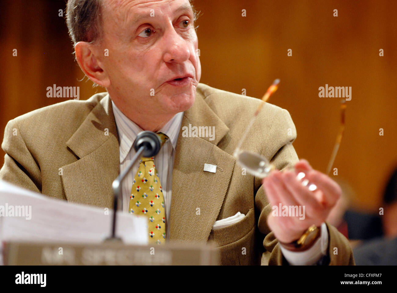 Apr 12, 2007 - Washington, DC, USA - Senator ARLEN SPECTOR (R-PA ...