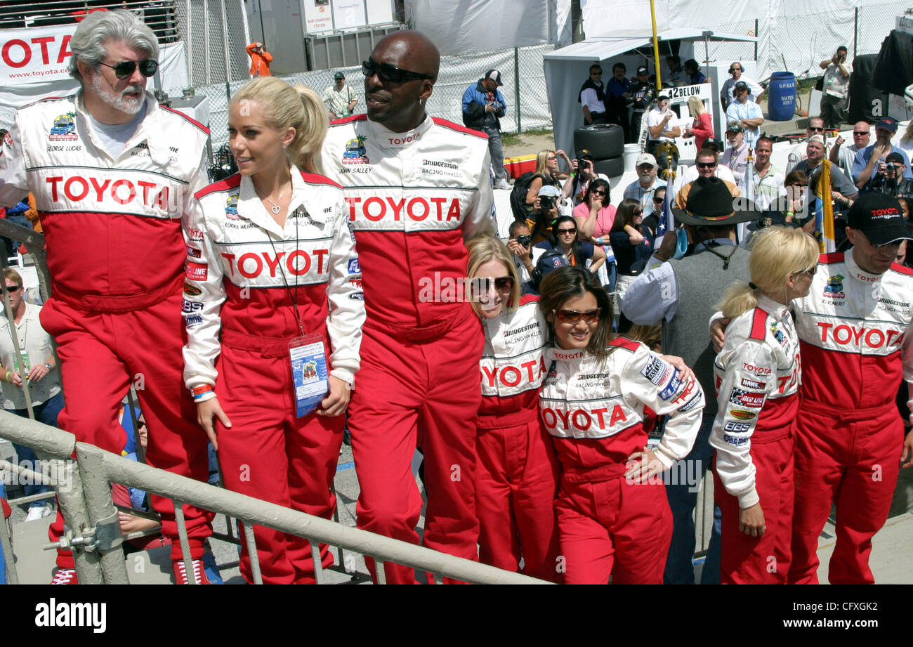 Apr 14, 2007; Long Beach, California, USA; GEORGE LUCAS, KENDRA ...