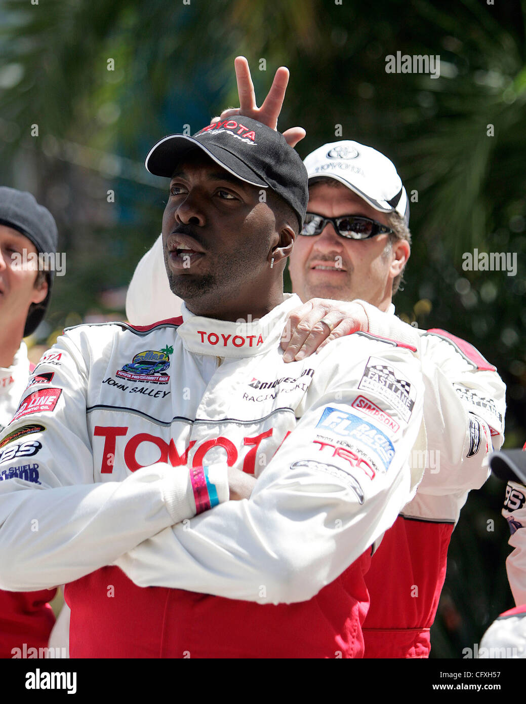 John Salley,NBA Champion in front of Mike Skinner,NASCAR at the 31st ...