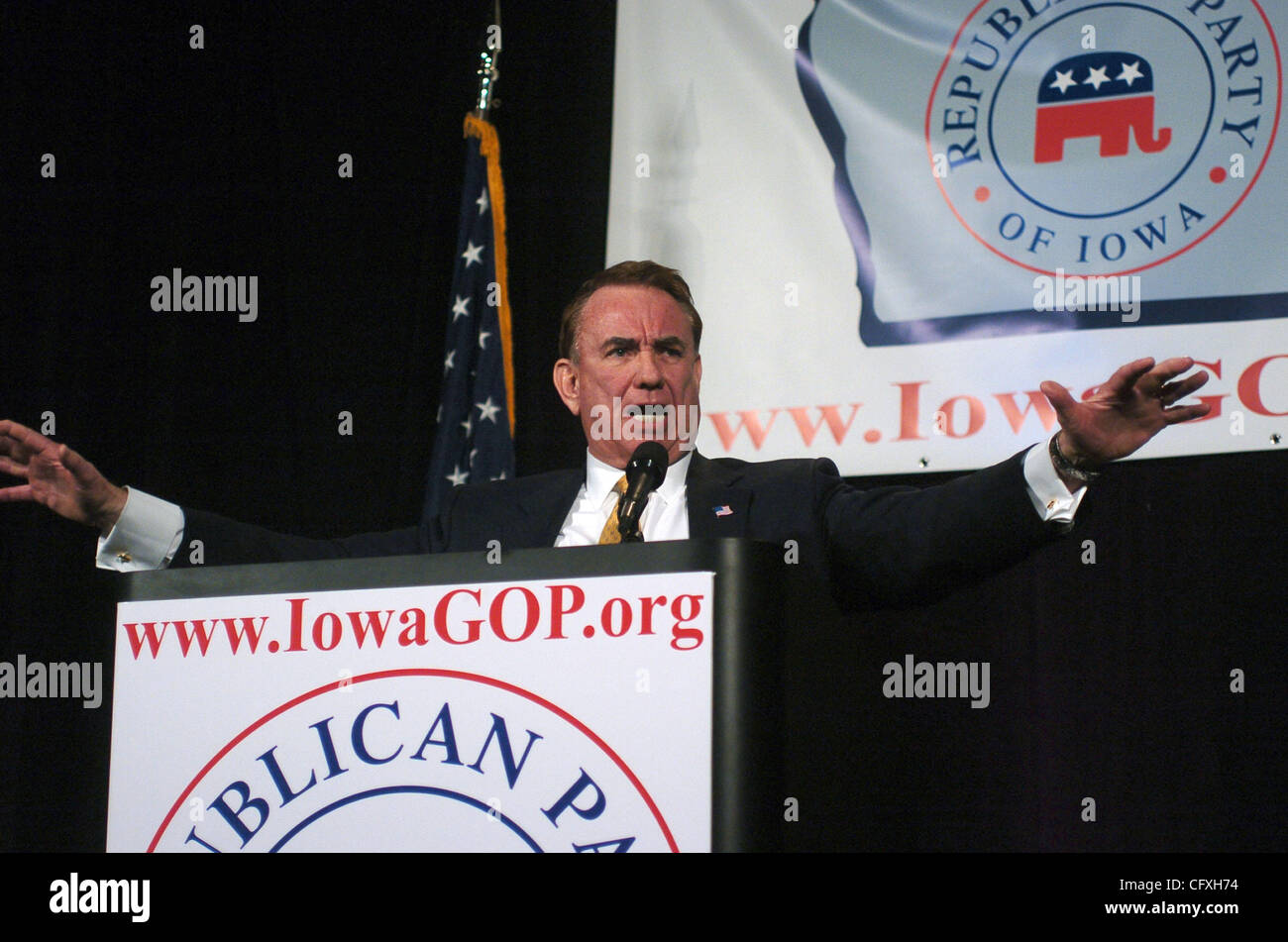 Republican presidential candidate and former Wisconsin Governor Tommy ...