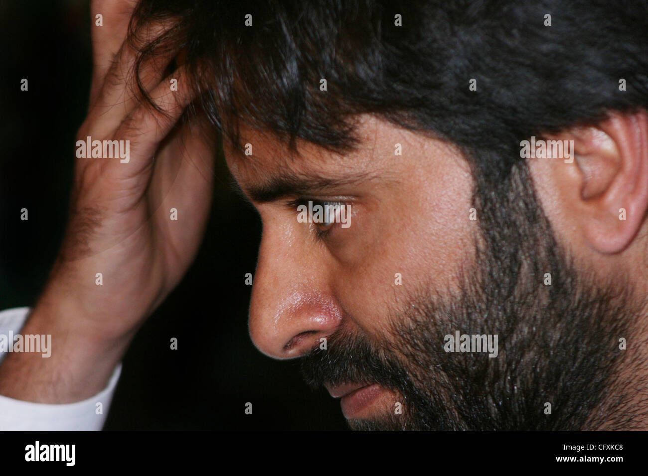 Mohammad Yasin Malik, chairman of Jammu Kashmir Liberation Front (JKLF ...