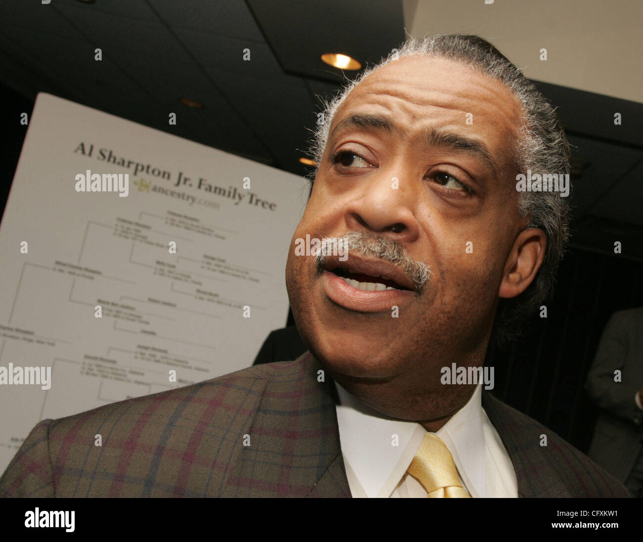 Apr 18, 2007 - New York, NY, USA - REV. AL SHARPTON with a copy of his ...
