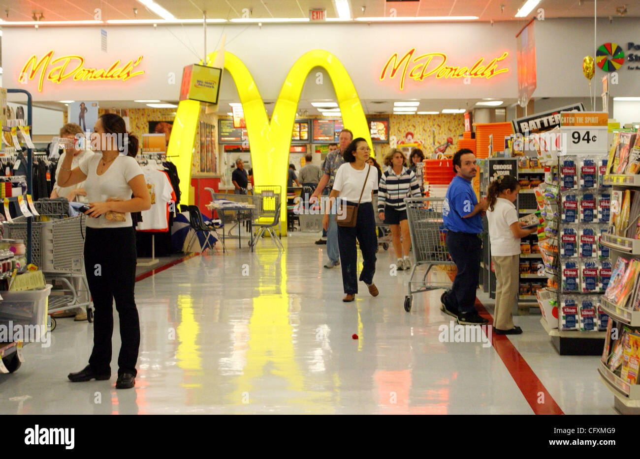 Oct 12, 2003; Laguna Niguel, CA, USA; Walmart in southern CA. Wal-mart ...