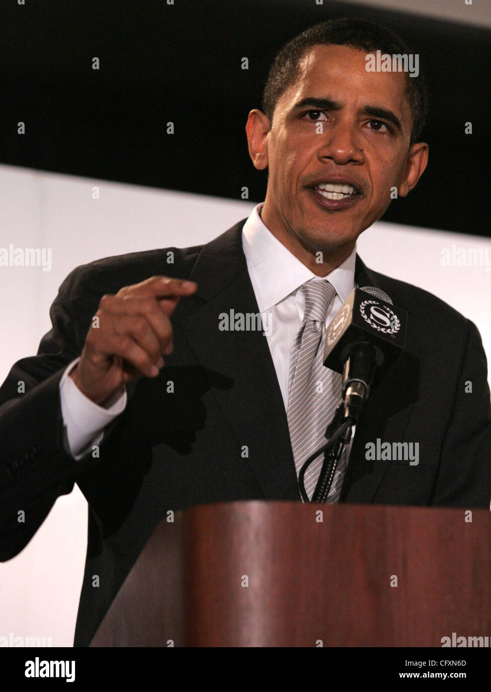 Apr 21, 2007 - New York, NY, USA - Senator and presidential hopeful ...
