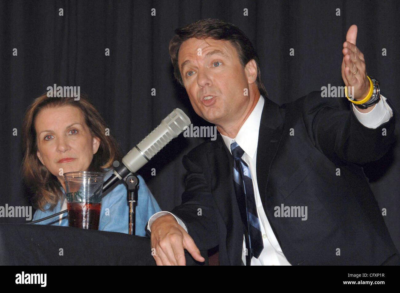 Apr 23, 2007 - Chapel Hill, NC, USA- Senator JOHN EDWARDS and wife ...