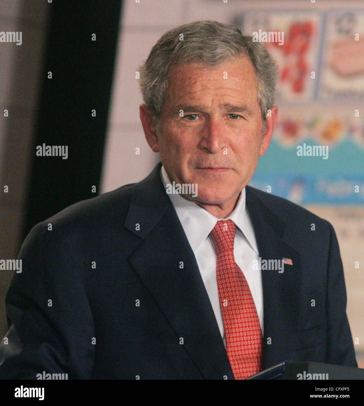 Apr 24, 2007 - New York, NY, USA - President GEORGE W. BUSH visits the ...