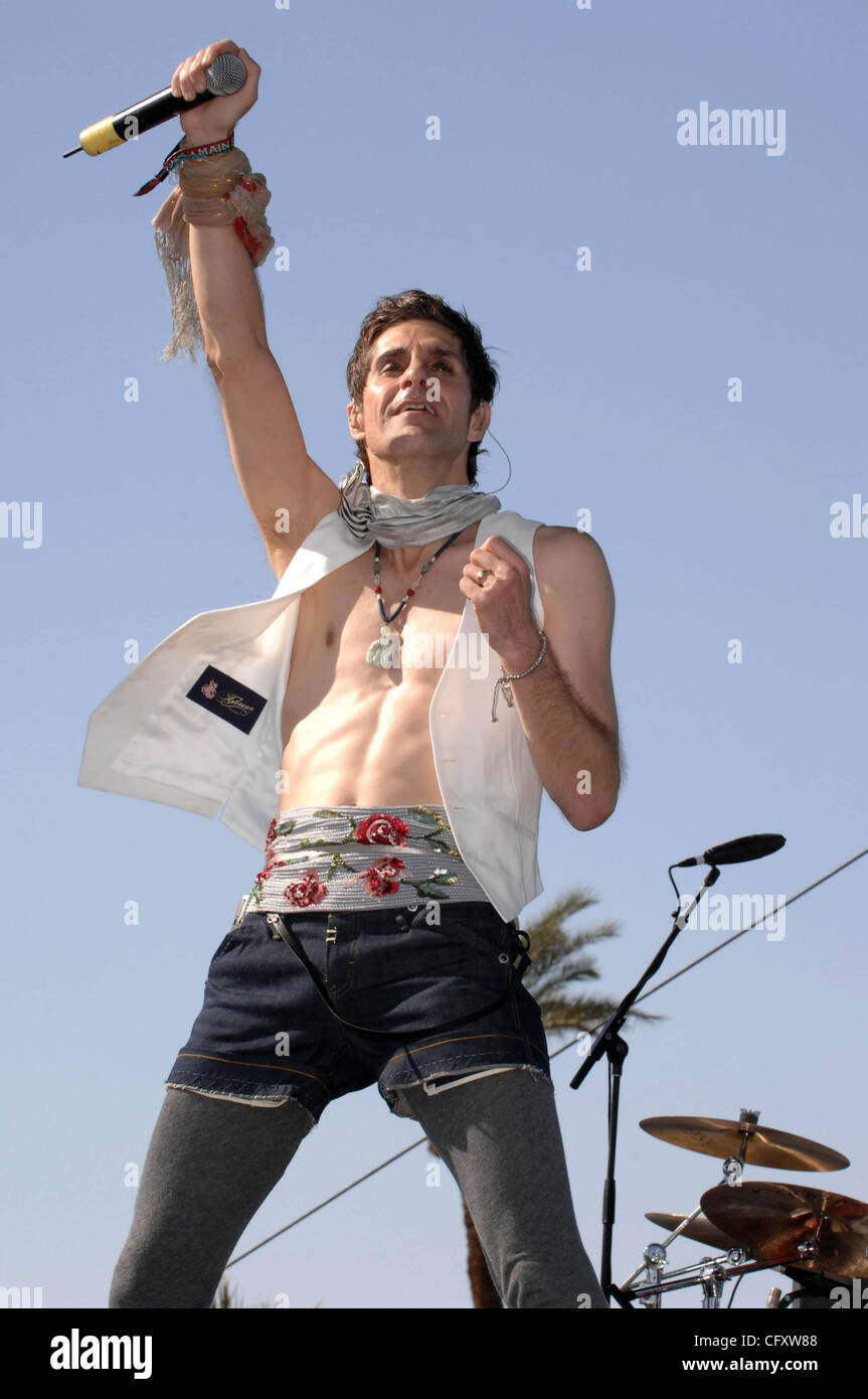 Apr. 27, 2007 Indio, CA; USA, Singer PARRY FARRELL of the band ...