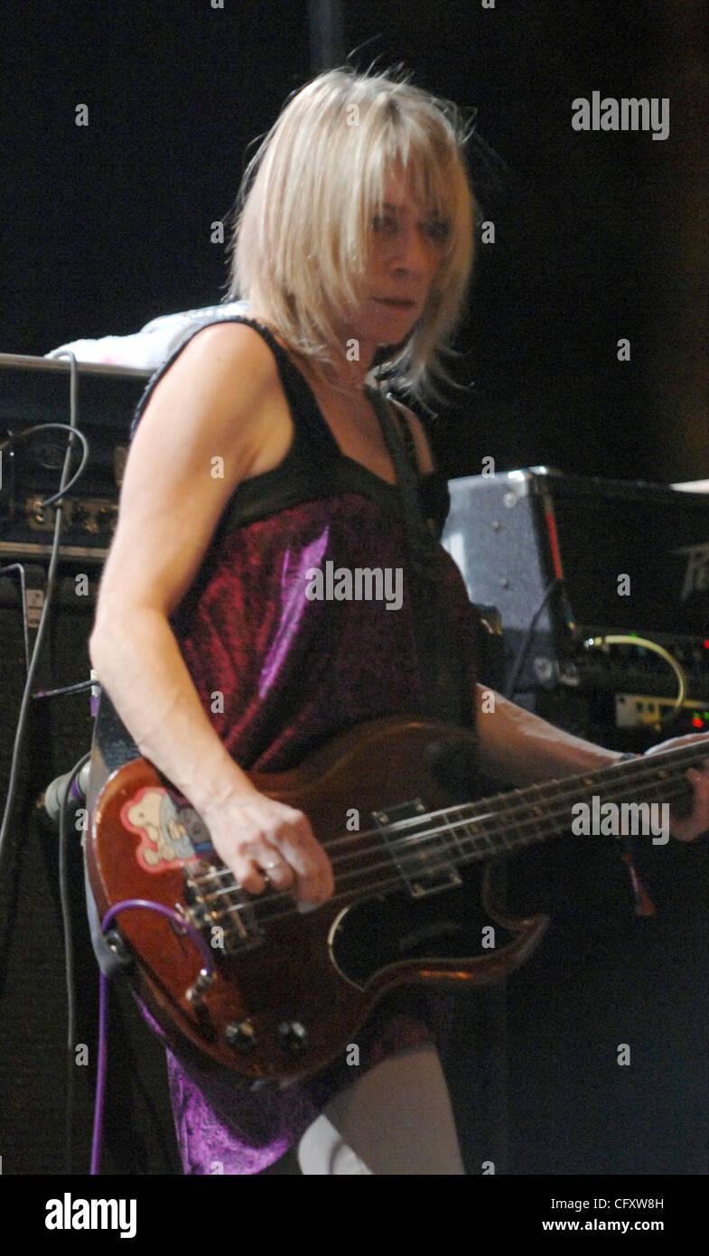 Apr. 27, 2007 Indio, CA; USA, Musician KIM GORDON of the band SONIC ...