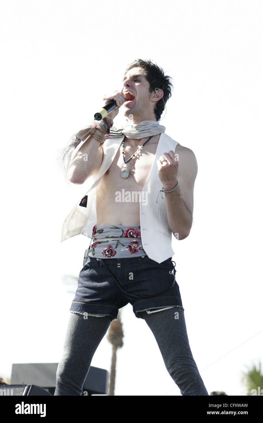 Perry Farrell and his band Satellite Party performing at the beginning ...