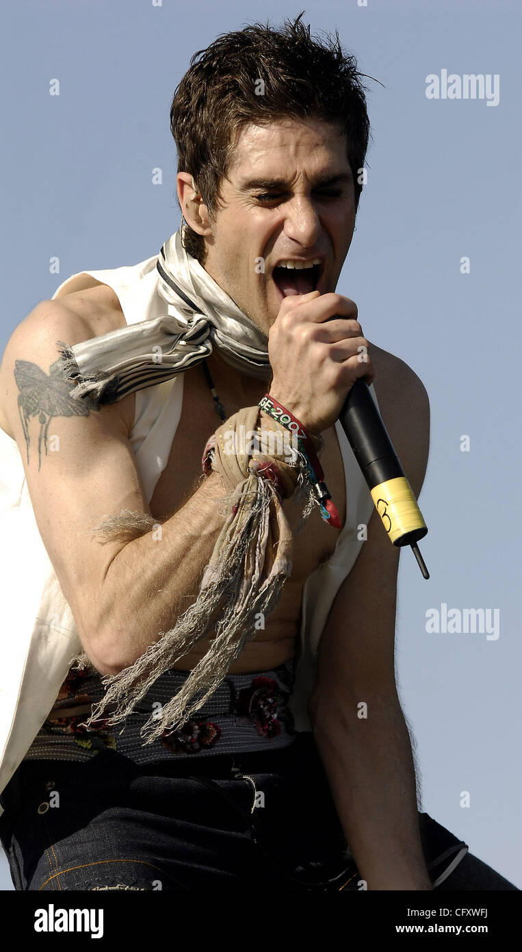 April 27, 2007; Indio, CA, USA; Musician PERRY FARRELL, of the band ...