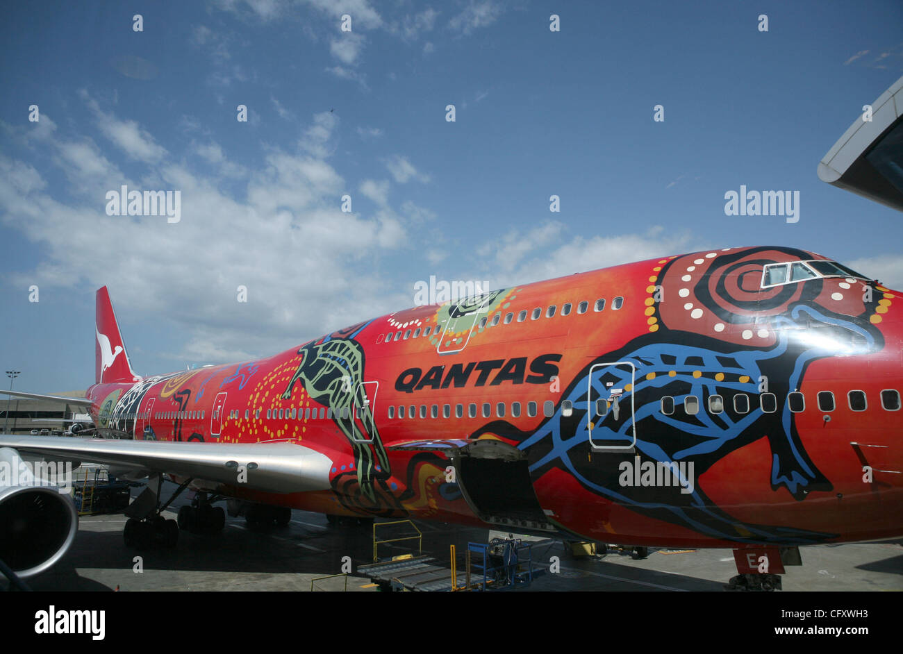 Qantas Airplane High Resolution Stock Photography and Images - Alamy