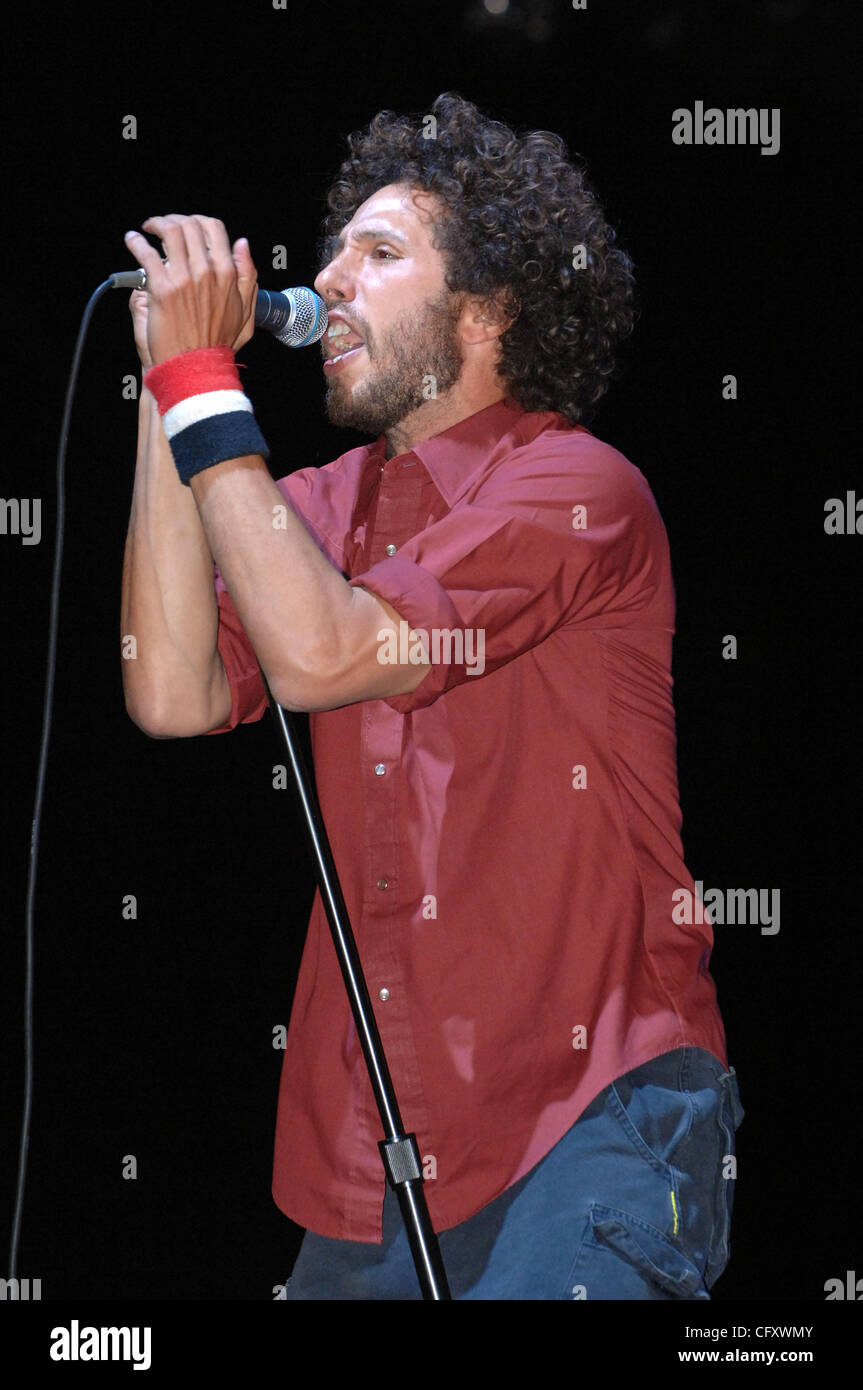 Apr. 29, 2007 Indio, CA; USA, Singer ZACH DE LA ROCHA of the band RAGE ...