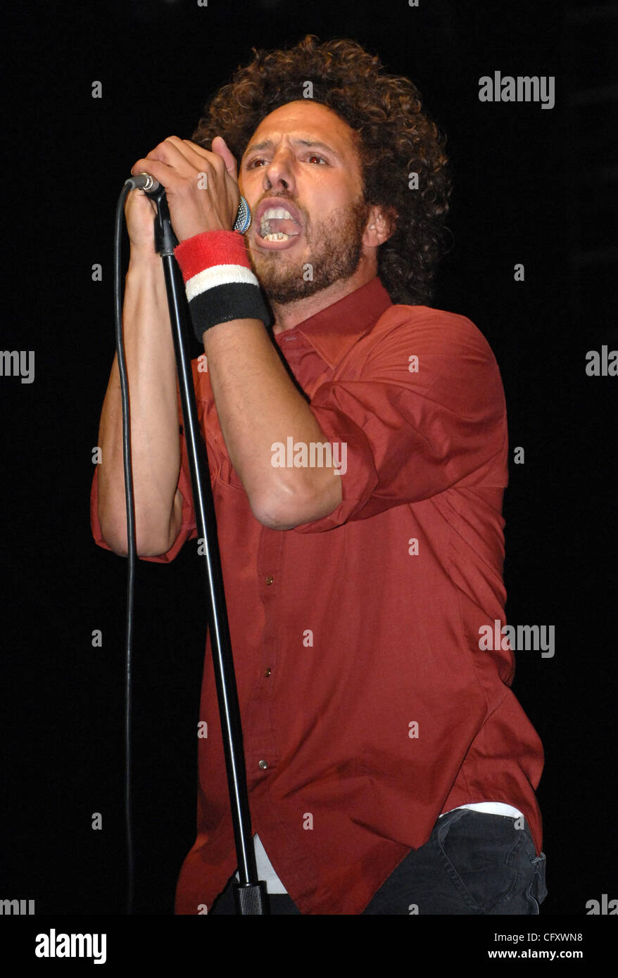 Apr. 29, 2007 Indio, CA; USA, Singer ZACH DE LA ROCHA of the band RAGE ...